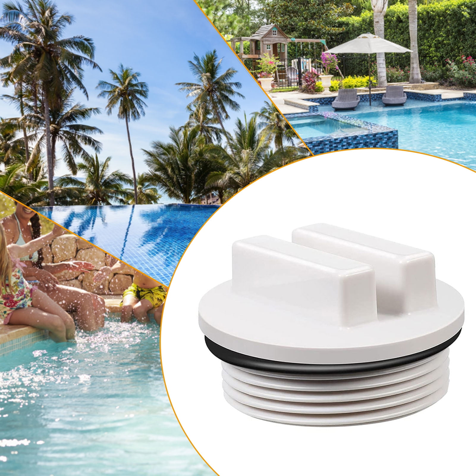 Bigstone Durable Drain Plug Smooth Surface Plastic Frost Resistant Line ...