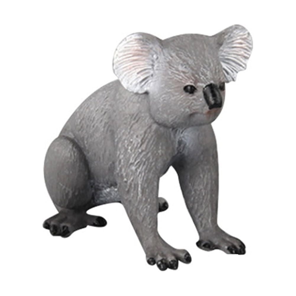 Bigstone Simulation Mini Koala Animal Solid Model Figurine Desk ...