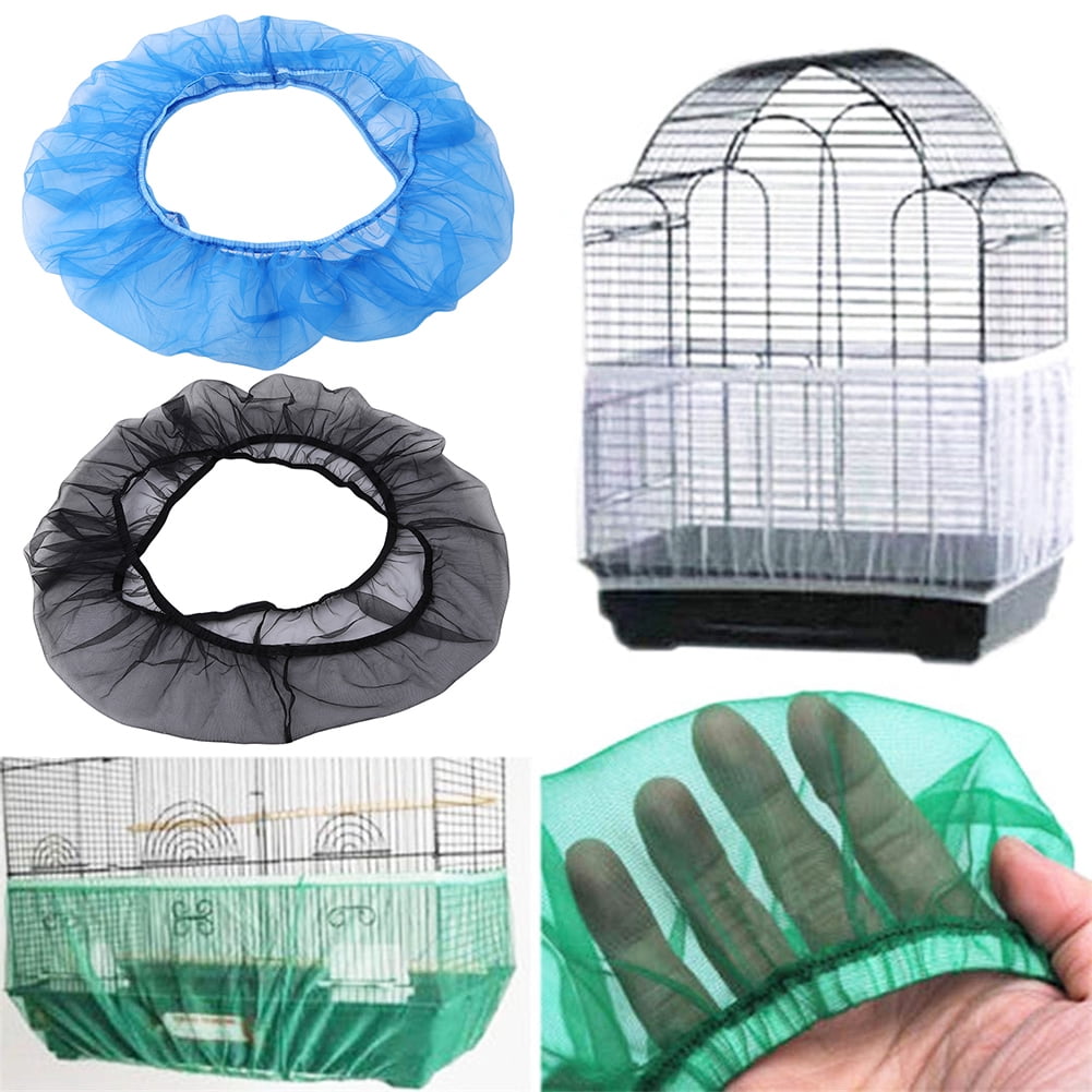 Bigstone Universal Stretchy Sheer Food Catcher Guard Parrot Bird Cage ...