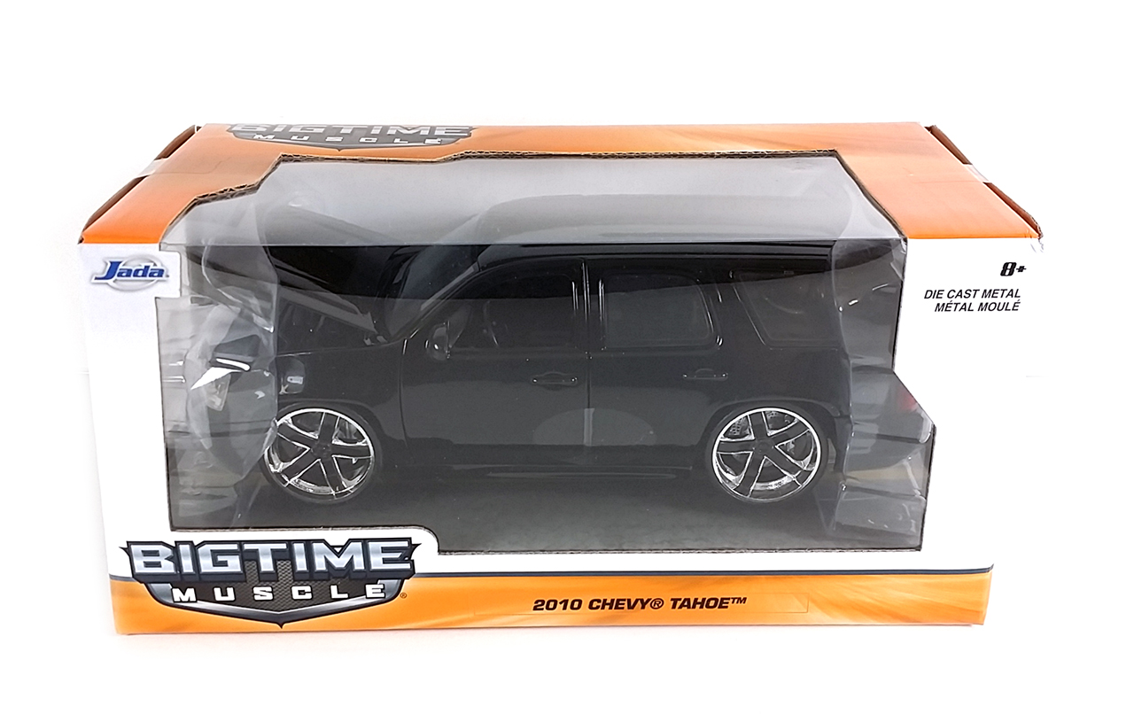 Bigtime Muscle Series 1:24 Scale 2010 Chevy Tahoe Black Toy Car ...