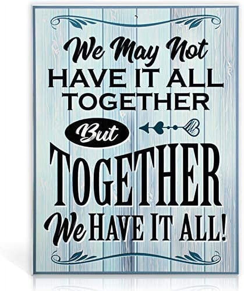 Bigtime Signs Inspirational PVC Sign for Home, Office, Business Door ...