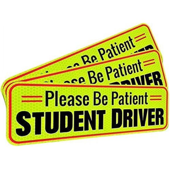Student Driver Sign Car