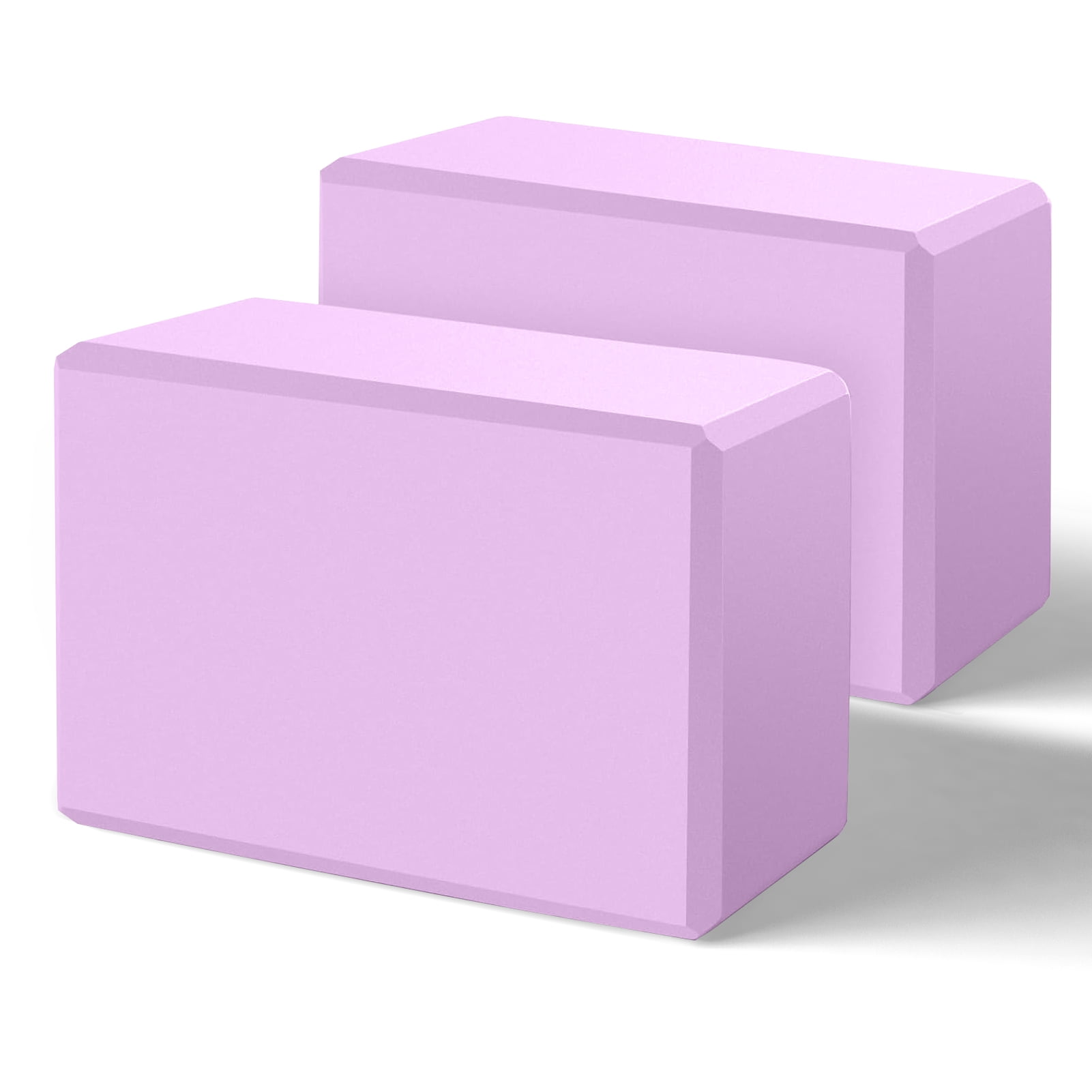 Biguphate Yoga Blocks 2 Pack, EVA Foam Yoga Blocks, Soft Non-Slip ...