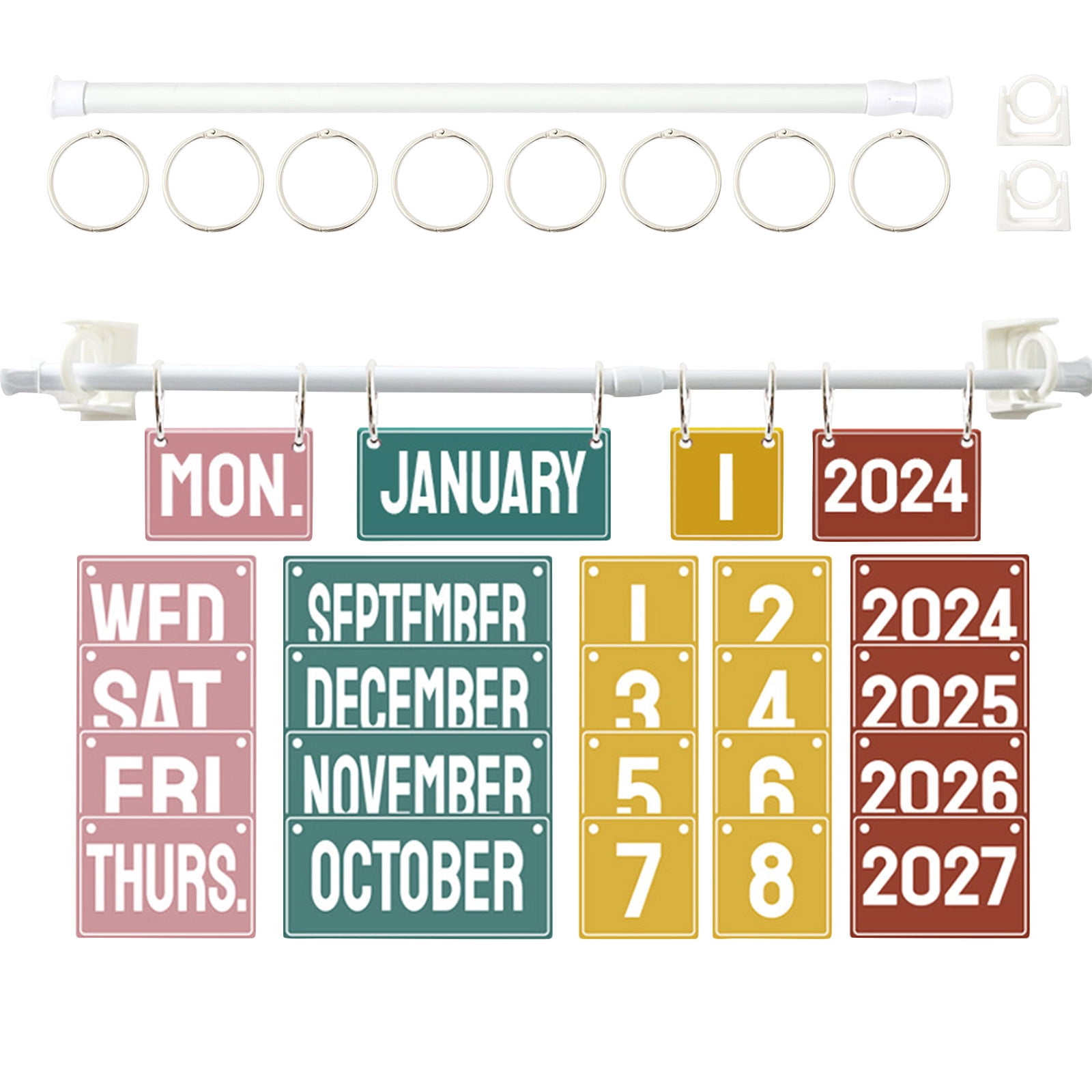 Interactive Date Learning Tool Boho Calendar For Classroom Boho Flip ...