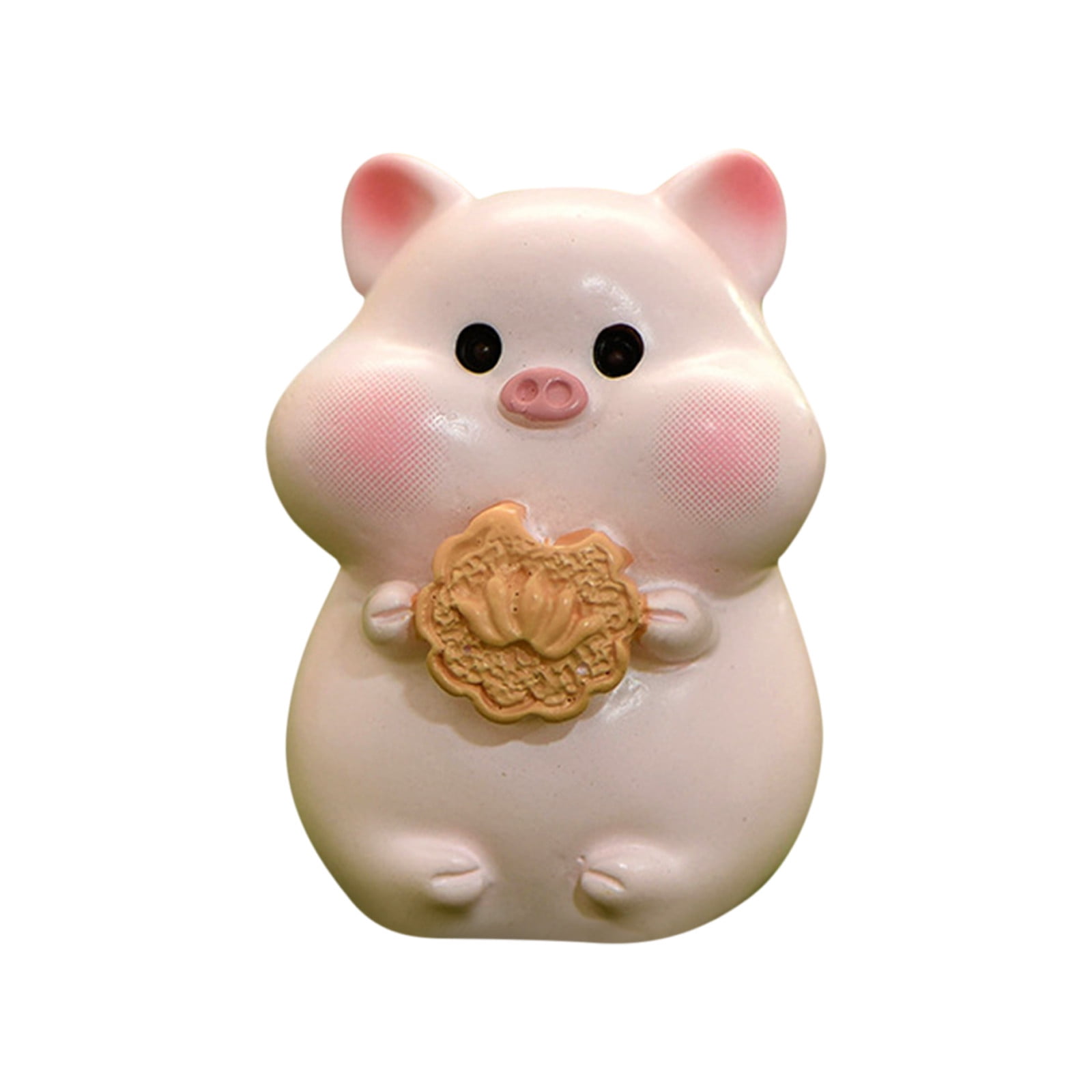 Bigwheat Mini Animal Figurines - Set of 12 Colored Resin Animals ...