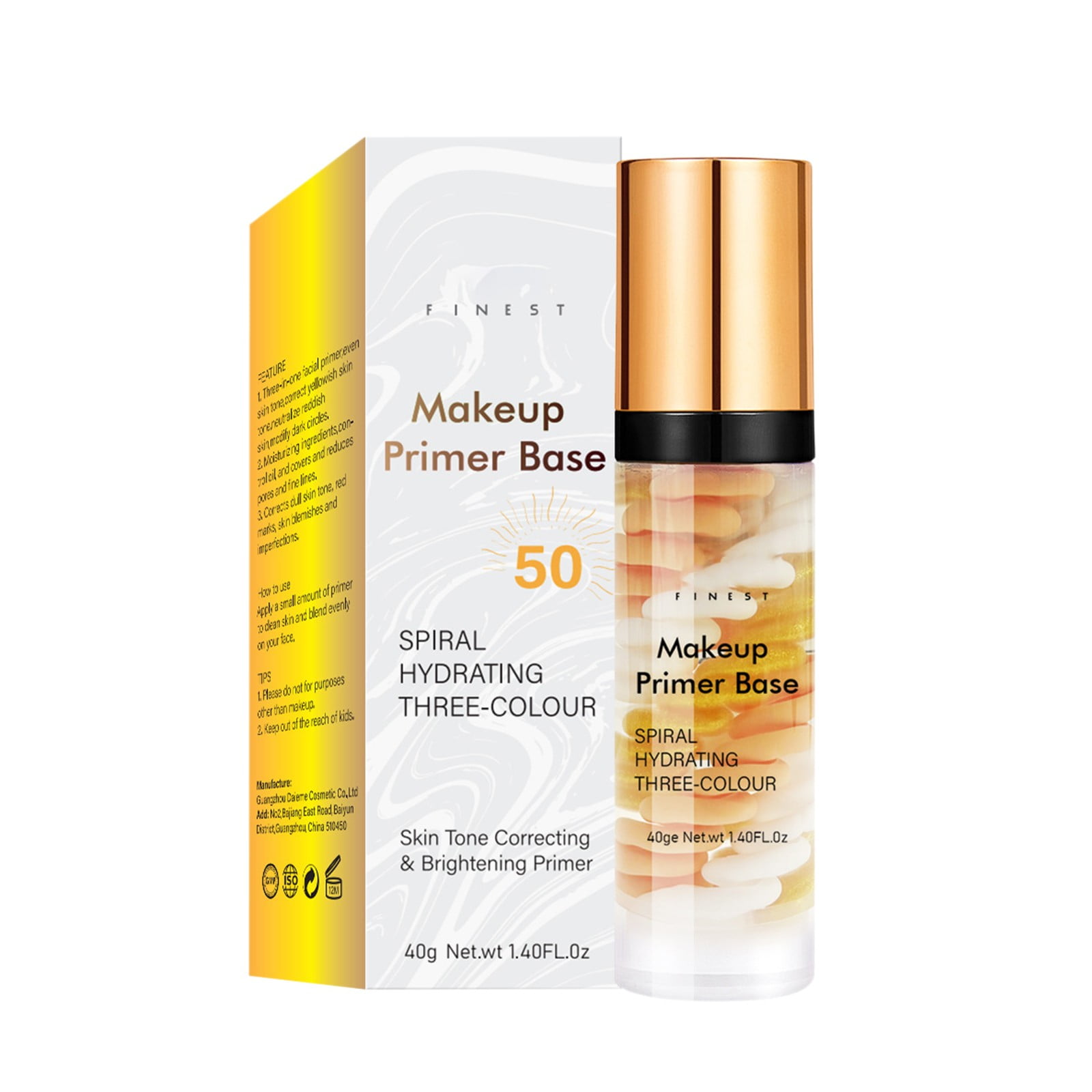 Bigwheat Primer Face Makeup Base, Color Corrector 3 In 1 Isolation ...