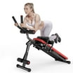 Syedee Home Gym Equipment: Seated AB Curl/Back Extension Machine ...