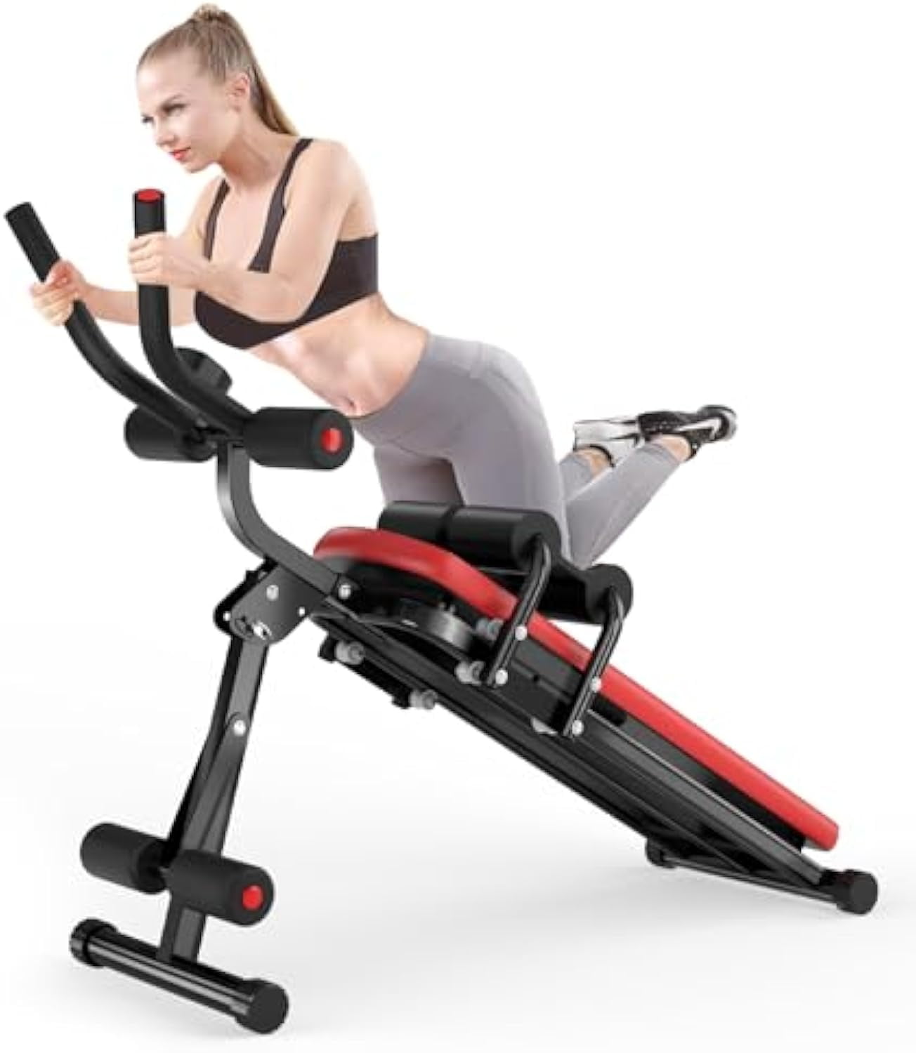 Bigzzia Ab Machine for Full Body Core & Abdominal Exercise, Foldable ...