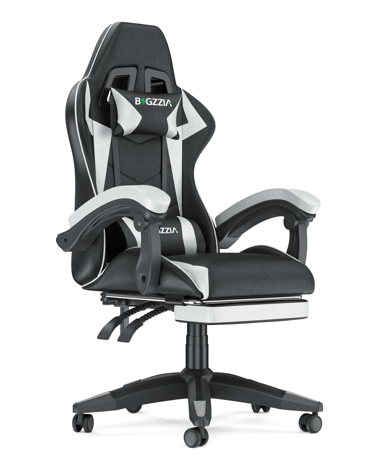 Bigzzia Gaming Chair with Footrest, Computer Game Chairs with ...