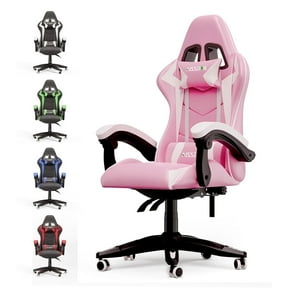 VIVO Gaming Driving Chair-Racing Simulator with Reclining Seat, Red ...