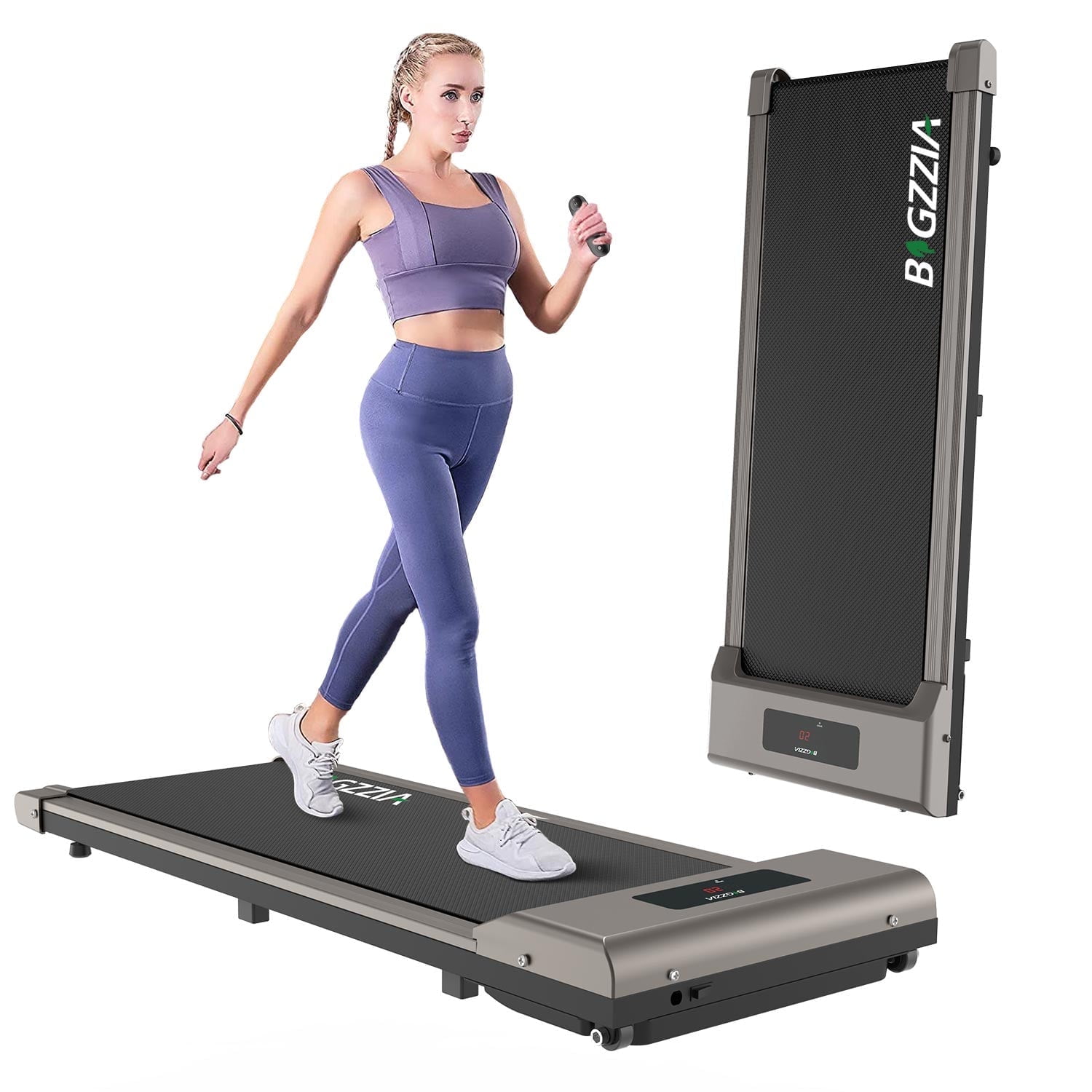 Bigzzia Treadmill 2.5 HP Portable Running Machine Walking Treadmill ...