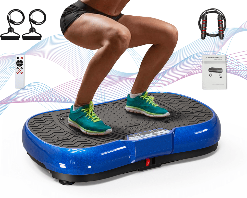 Bigzzia Vibration Plate Exercise Machine - Whole Body Power Shake ...