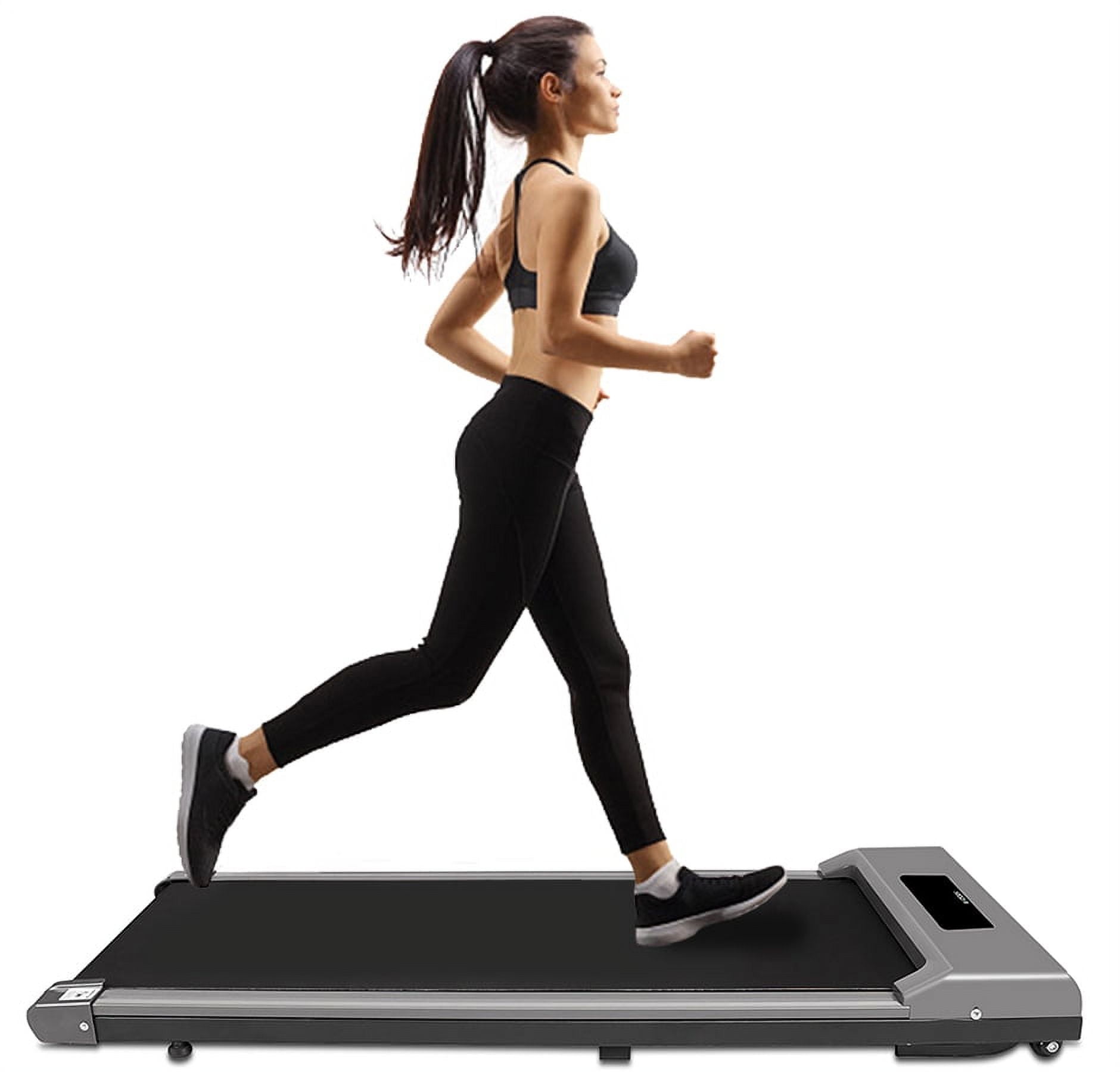 Bigzzia Walking Pad Under Desk Treadmill, Portable Treadmills Motorized ...