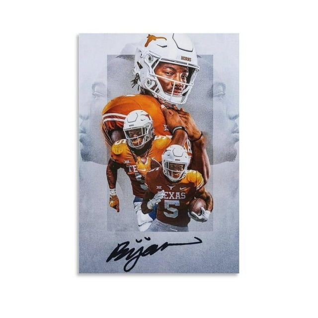 Bijan Robinson Canvas Poster Wall Art Poster Scroll Canvas Painting ...