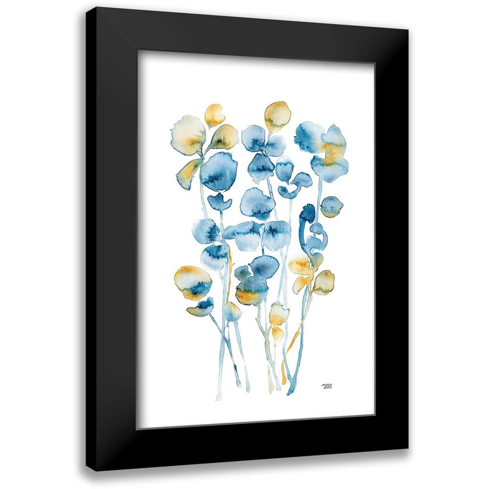 Bijou, Andrea 11x14 Black Modern Framed Museum Art Print Titled - Blue ...