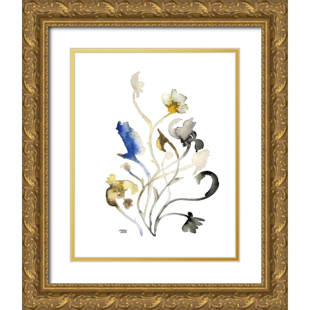 Bijou, Andrea 26x32 Gold Ornate Wood Framed with Double Matting Museum ...