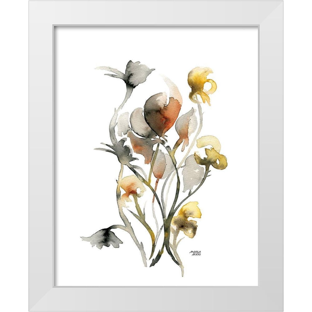 Bijou, Andrea 26x32 White Modern Wood Framed Museum Art Print Titled ...