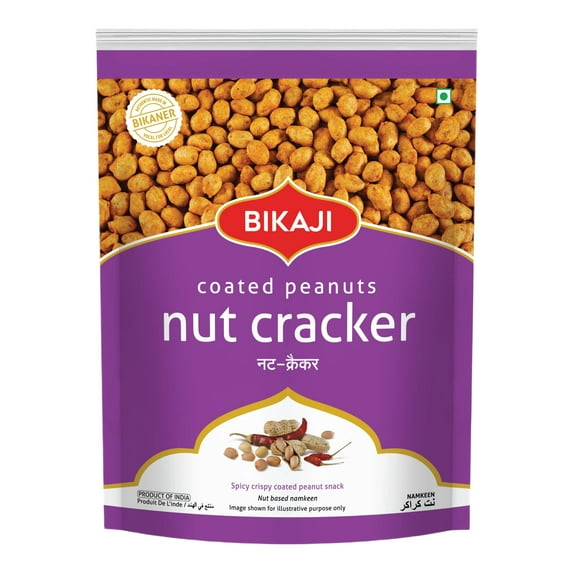 Bikaji Nut Cracker Coated AIF9 Peanuts 14.11 oz (400g), Shing Dana ...