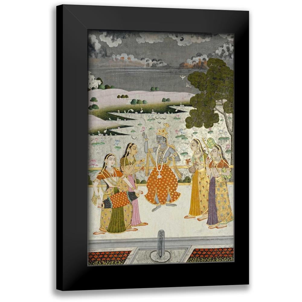 Bikaner, Ustad Murad 10x14 Black Modern Framed Museum Art Print Titled ...