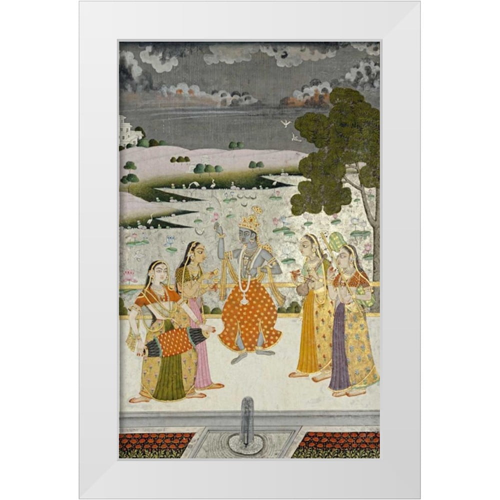 Bikaner, Ustad Murad 10x14 White Modern Wood Framed Museum Art Print ...
