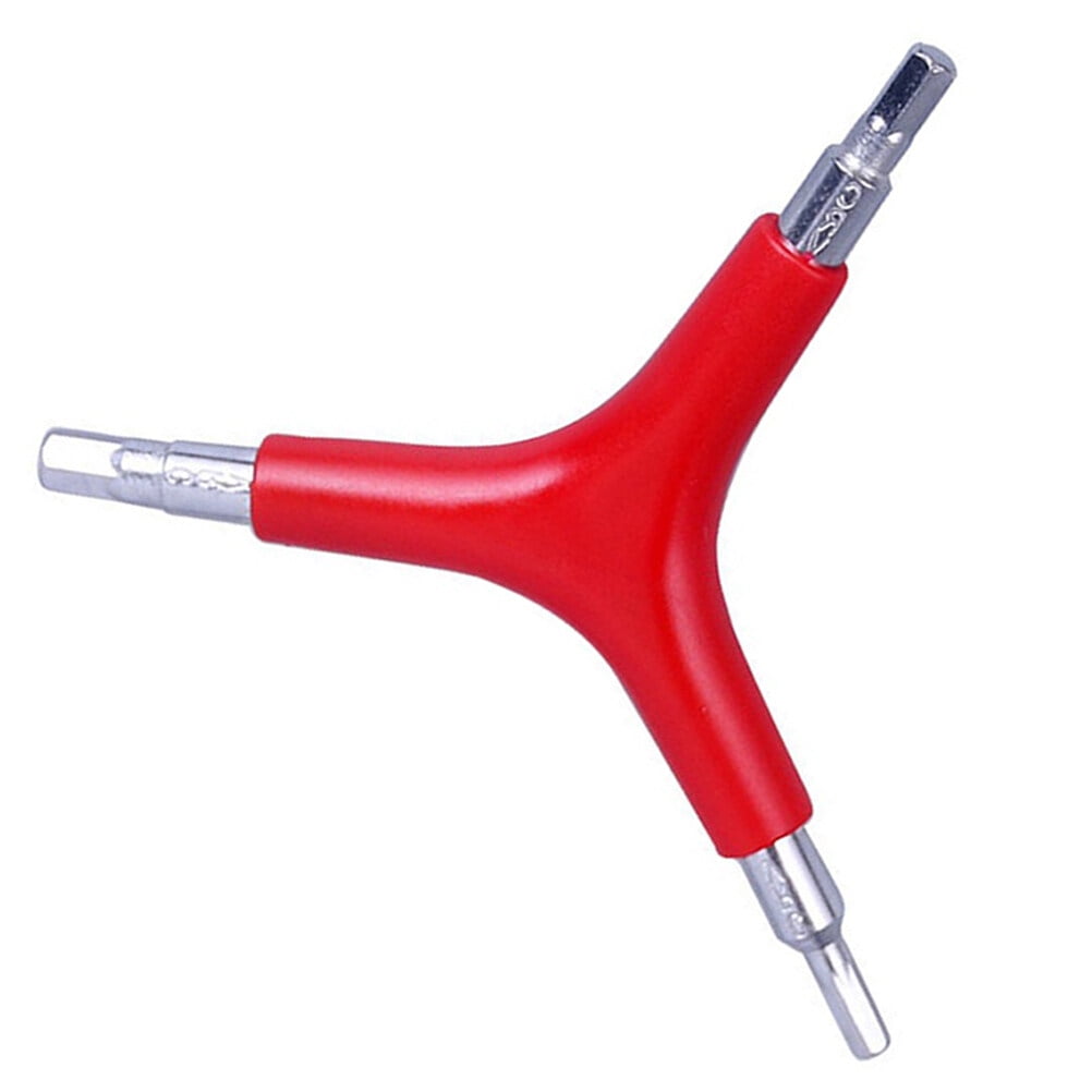 Bike 3-Way Y Handle Socket Trigeminal Wrench 4mm 5mm 6mm Y Type Socket ...