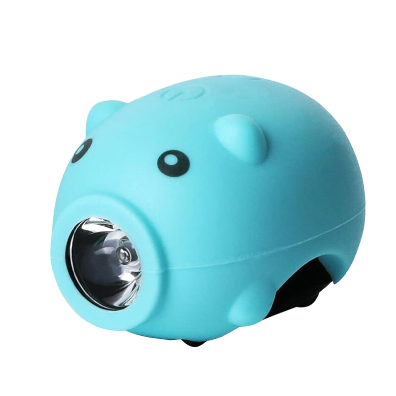 Bike under $5! Yrmaups USB Rechargeable Bike Light with Horn, Cute Pig Shaped Front and Tail ...