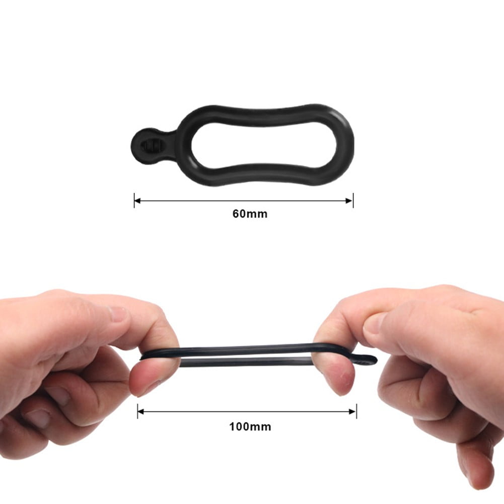 Bike Accessories 5Pcs 10Pcs Bike Bicycle Cycling Silicone Elastic Strap ...