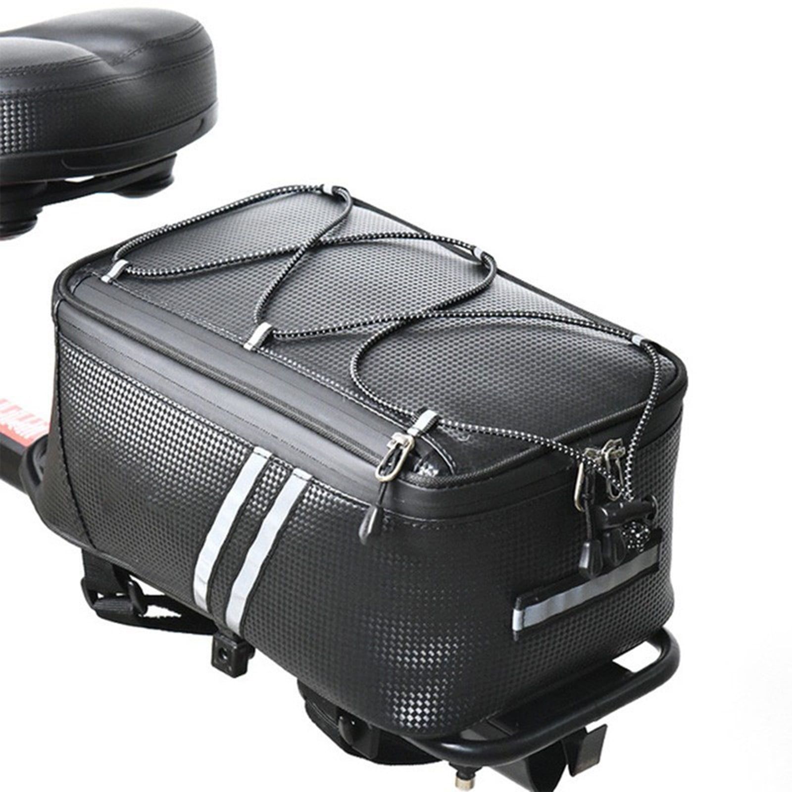 Bike Accessories 8L Larger Ebike Trunk Bag Bike Reflective Trunk Bags ...