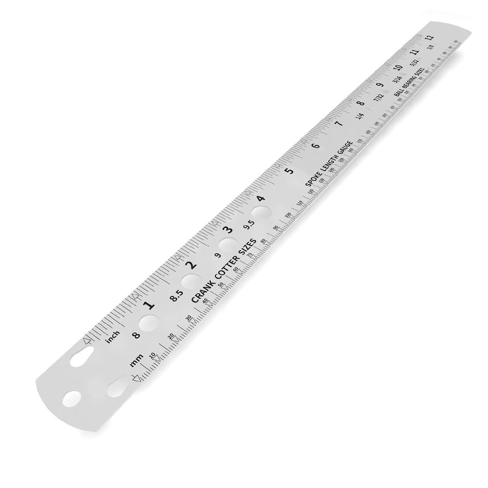 Bike Accessories Bicycle Spoke Measurement Ruler Length Gauge Crank ...