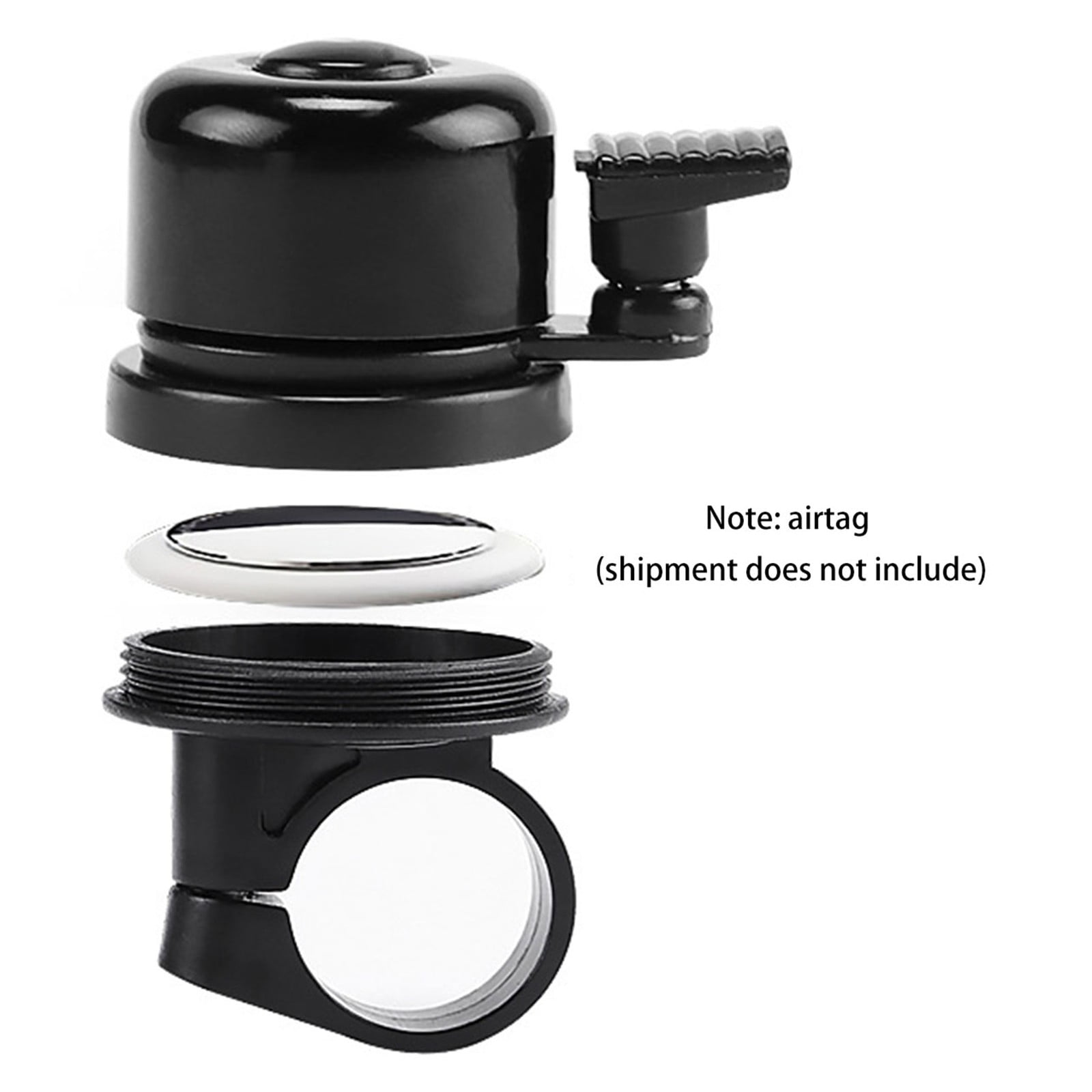 Bike Accessories Bike Airtag Case with Bell Bicycle Gps Hidden In Bells ...