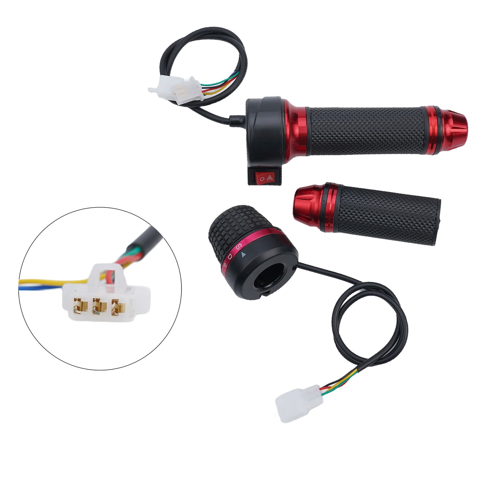 Bike Accessories Bike Throttle 1Pair E-Bike Electric Vehicle Throttle ...