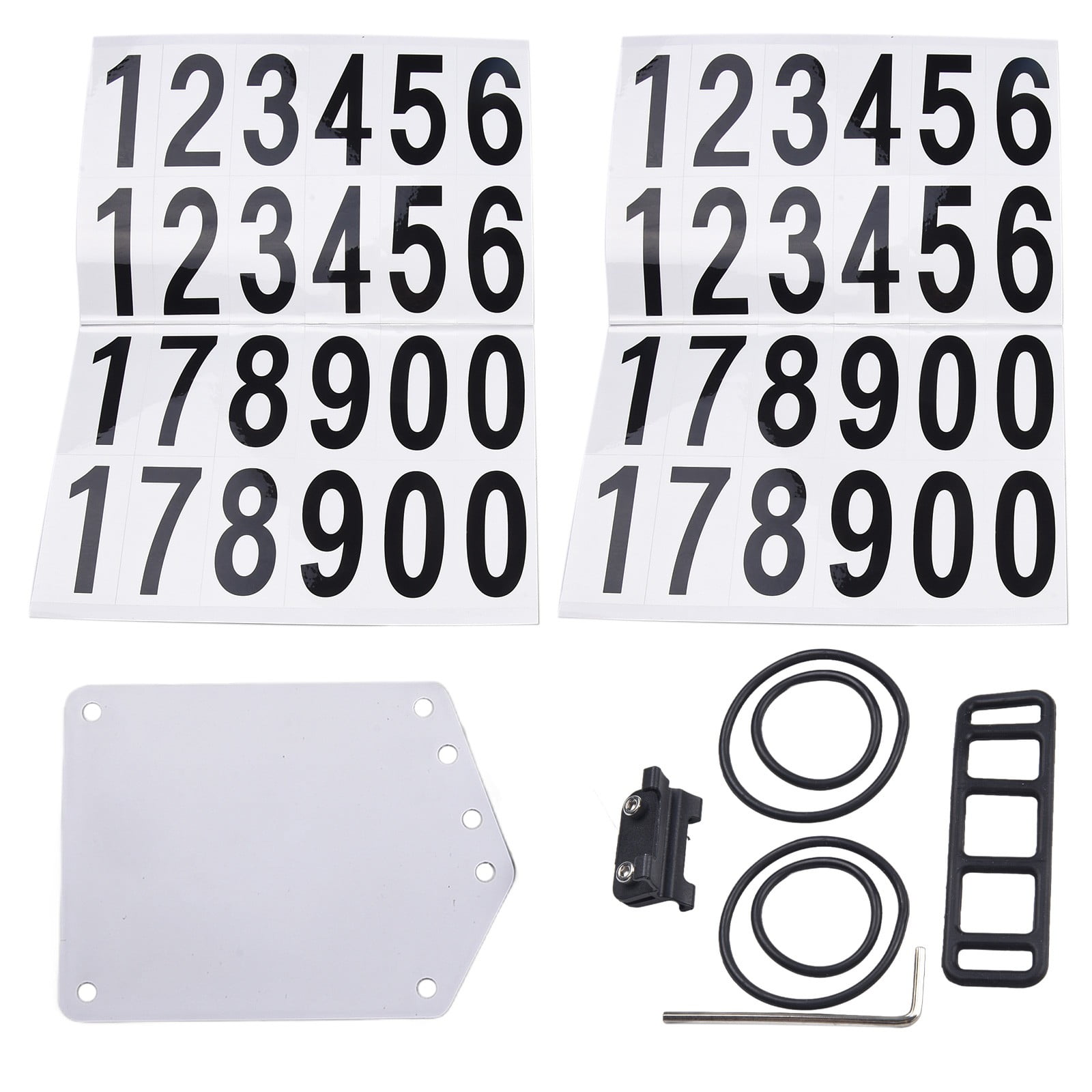 Bike Accessories Number Plate Mount Bike Triathlon Race Number Plate ...