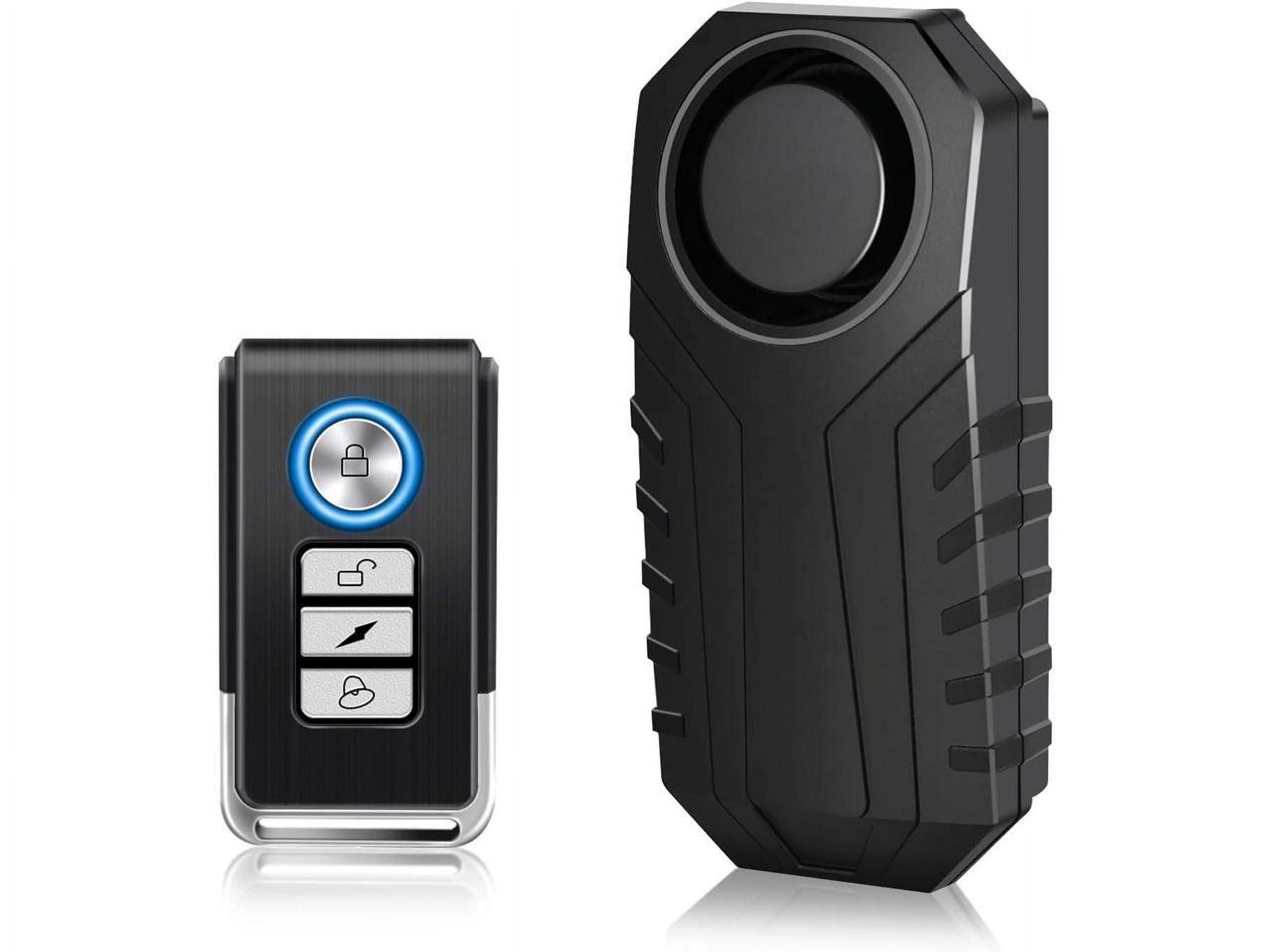 Bike Alarm Remote Motion Sensor System, Motorcycle Alarm with Remote ...