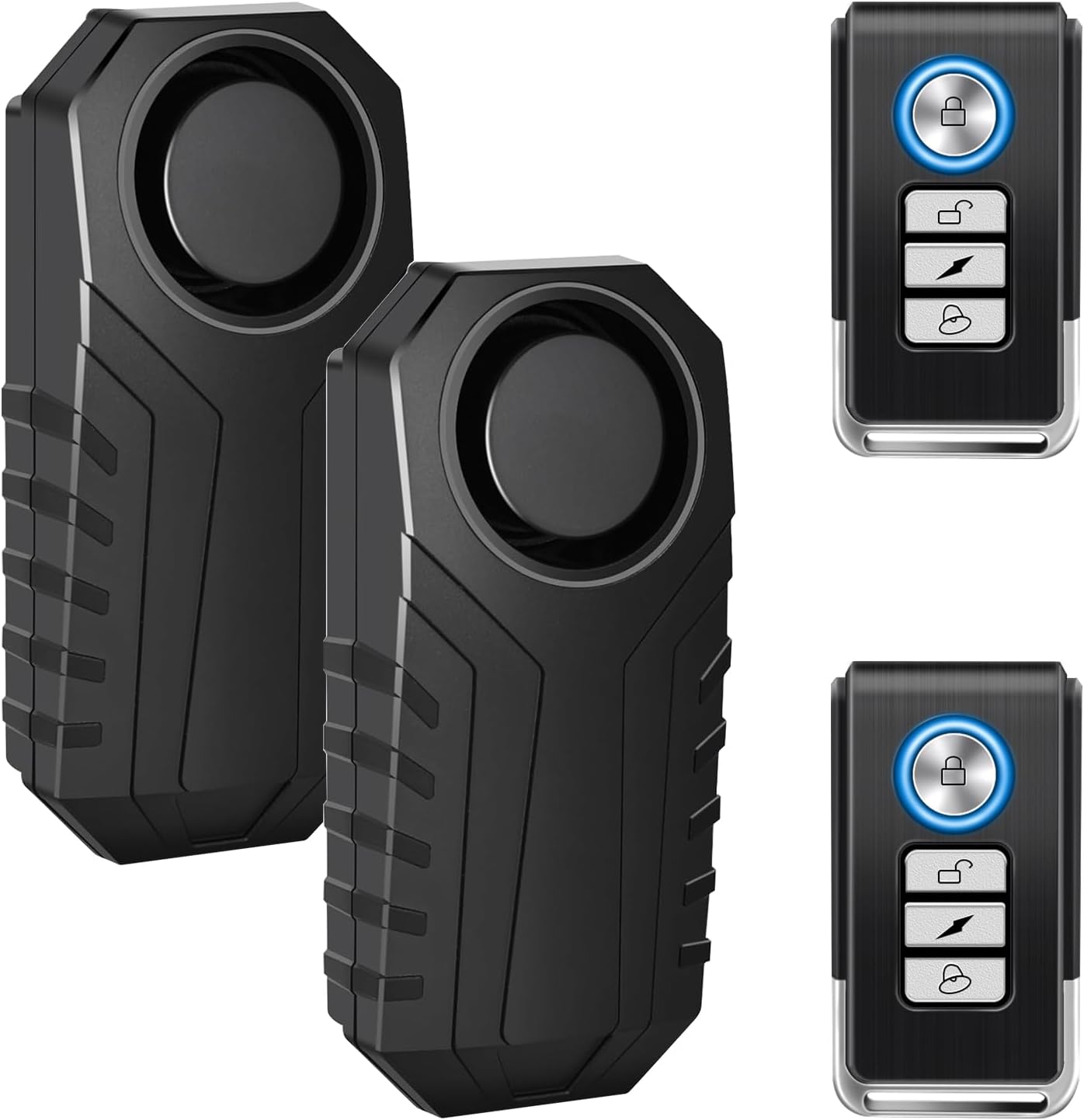 Bike Alarm Remote Motion Sensor System, Motorcycle Alarm with Remote ...