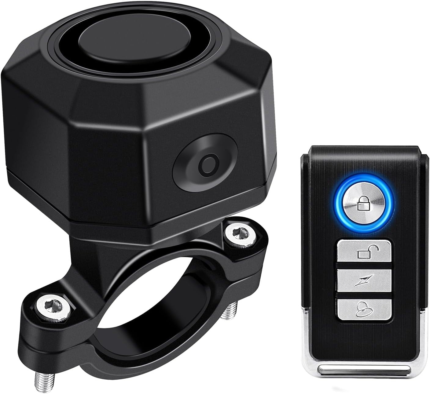 Bike Alarm USB Recharable with Mount, Bike Alarm with Remote, Anti ...