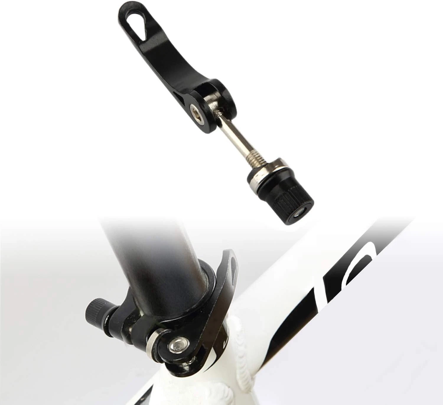 Bike Alloy Seat Post Quick Release Pin Clamp largr, Black Sign in to ...