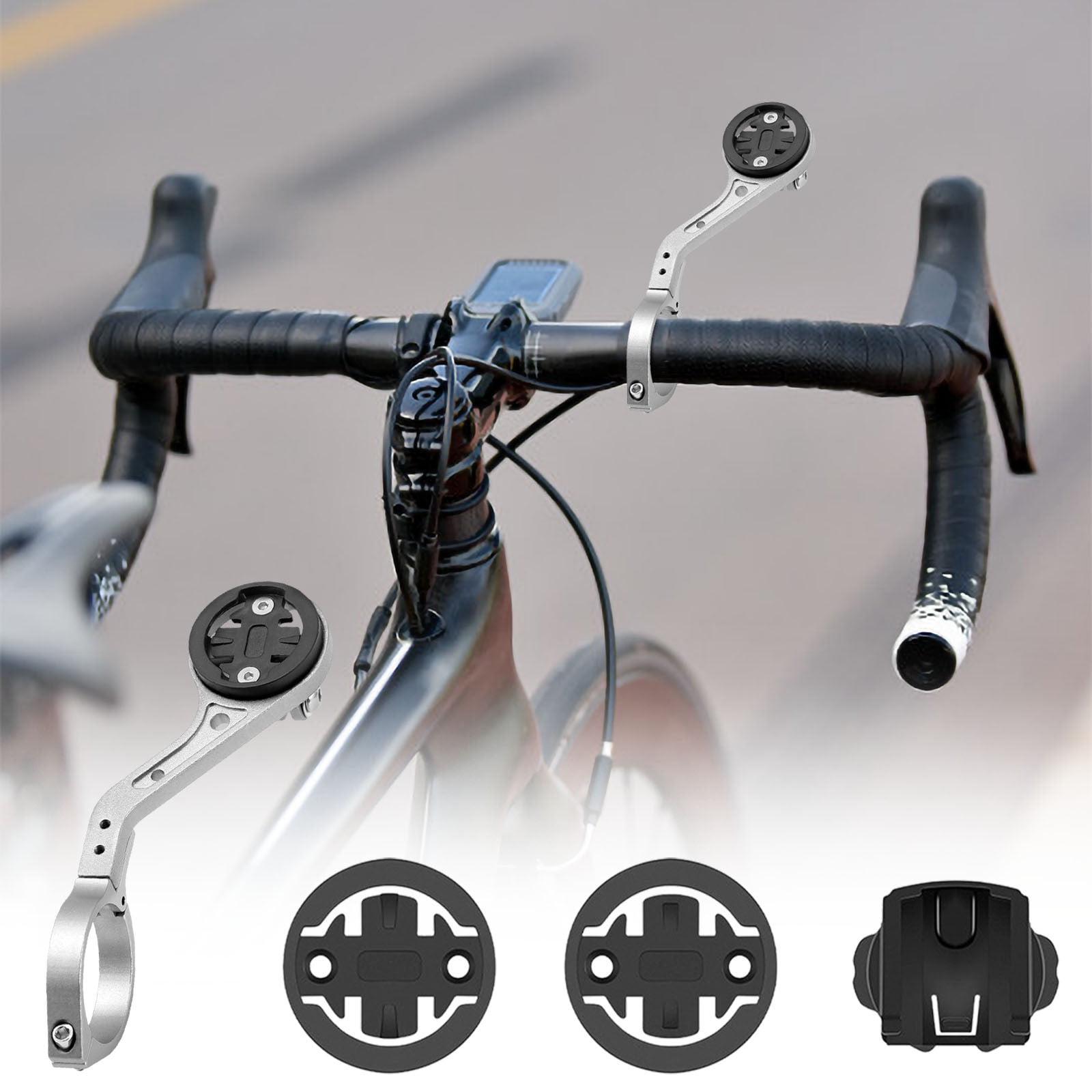 Bike Aluminum Yardstick Base Extension Bracket,Bicycle Light Stand,Cycling Equipment Accessories ...