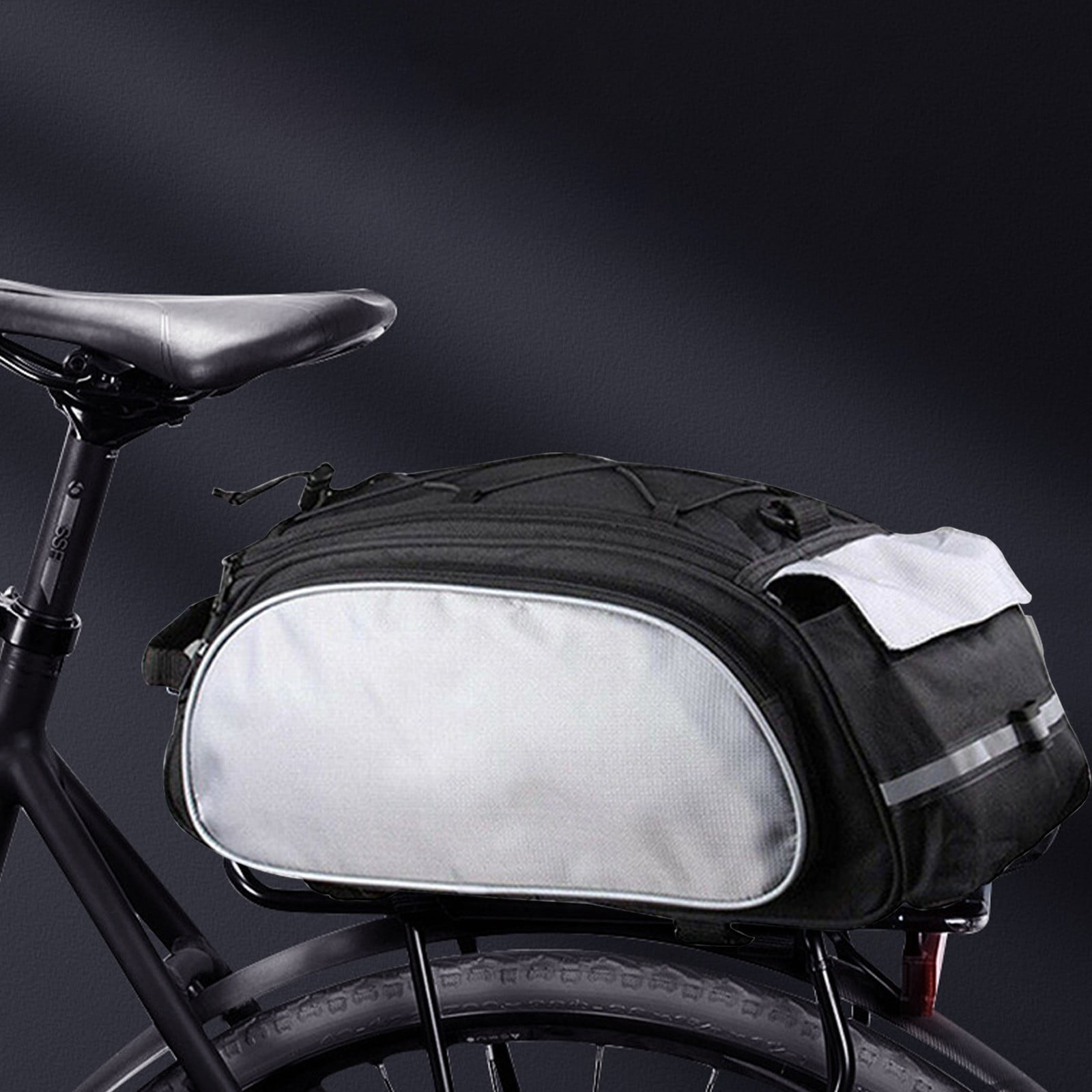 Bike Bag for Bicycles Rear Rack Large Capacity Bike Trunk Bag for ...