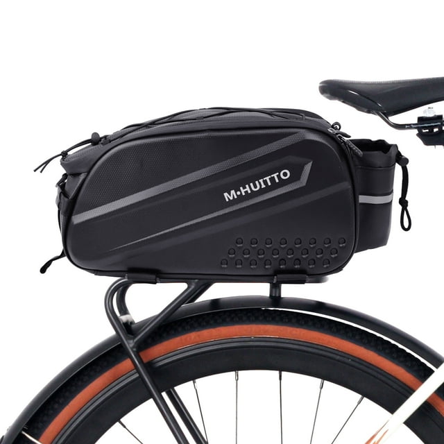 Bike Bags for Bicycle Rear rack - BUSATIA 14L Hard Shell Waterproof ...
