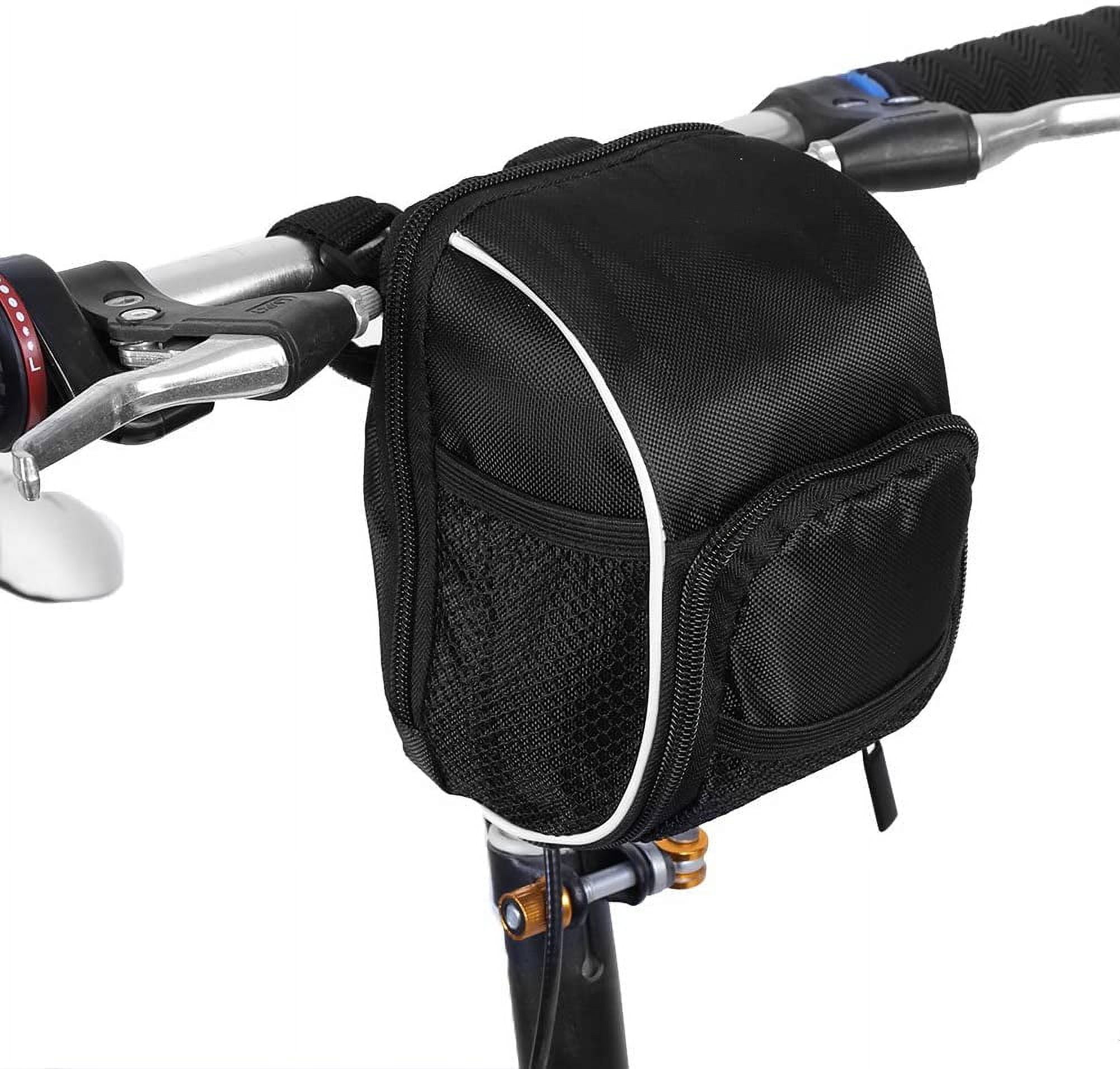 Bike Basket, Foldable Small Pet Cat Dog Carrier Front Removable Bicycle ...