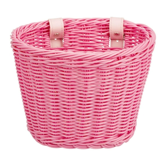 Bike Basket, Handmade Rattan Bicycle Baskets, Front Bike Baskets for Women’, Retro Style Bike ...