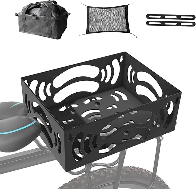 Bike Basket Rear - Large Bike Baskets for Maximum Load 130LB ...