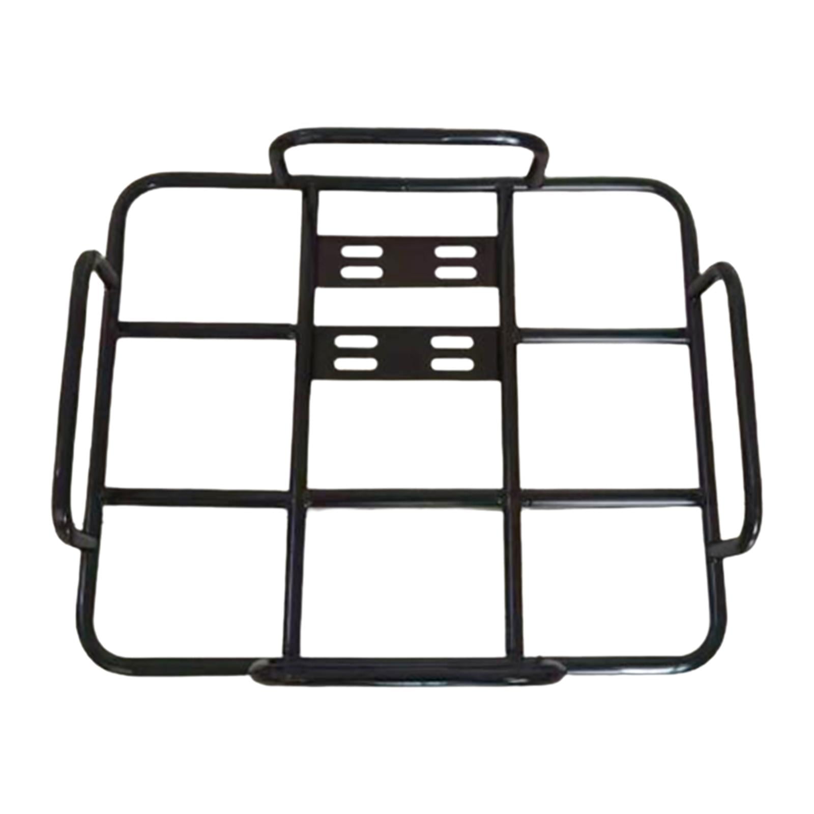Bike Basket Rear Motorcycle Rear Luggage Rack Rainproof Iron Wire ...