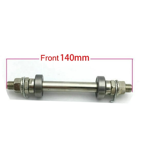 Bike Bearing Wheel Hub-Axle Front Rear Solid Shaft Lever Solid Spindle ...