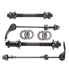 Hims 1 Set Bike Nuts Wheel Axle Nut and Safety Hanger Kit Bike Steel ...