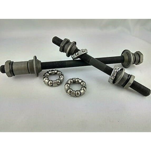 Bike Bicycle Axles Rear Front Axle Set 108mm 145mm With 1/4，3/16 Balls ...