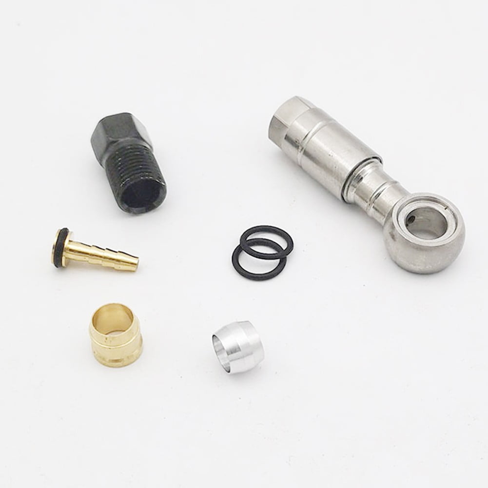 Bike Bicycle Hydraulic Brake Cable End Hose Banjo Connector Olive Kit ...