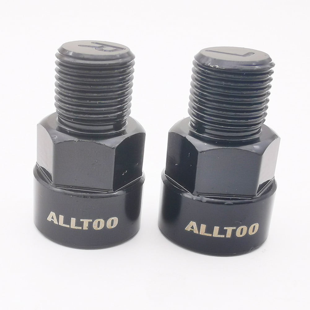 Bike Bicycle Pedal Adapter Fits 9/16 inch Cranks & 1/2 inch Pedals ...