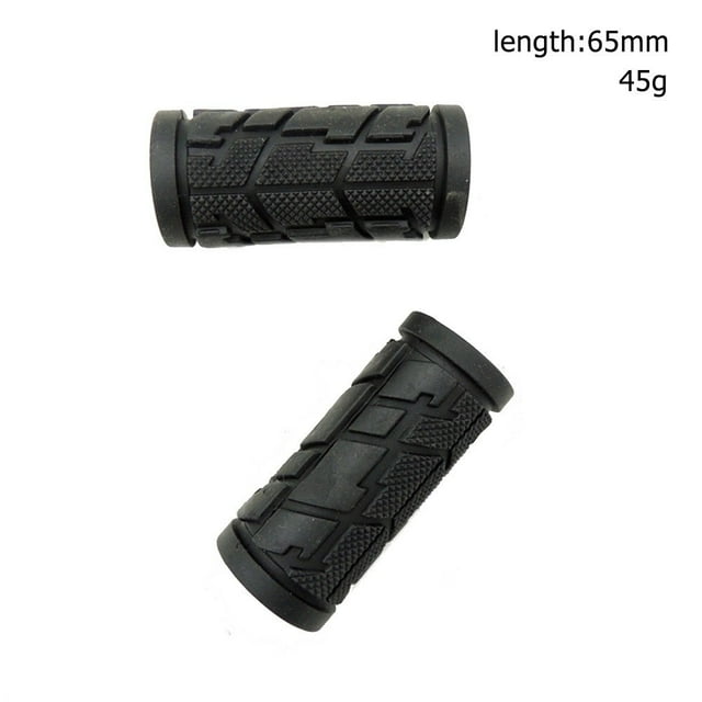 Bike Bicycle Short Texture Handlebar Grips 2.56In/65Mm For Shift Turn Handle - Walmart.com