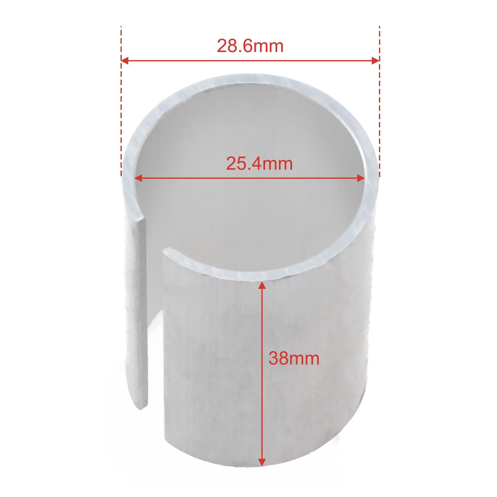 Bike Bicycle Stem Shim Use With All 1 1/8" Road Or-Bmx Stems Not For Threaded Forks Or Stems ...